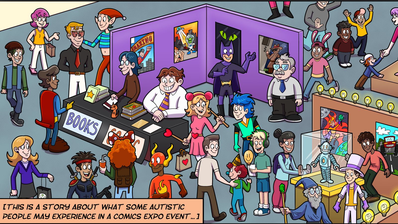 Comic book of best practices aims to make comics festivals more autism ...